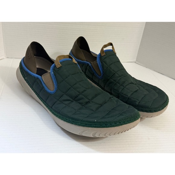 Merrell | Shoes | Merrell Mens Slip On Hut Moc Quilted Clogs Green ...